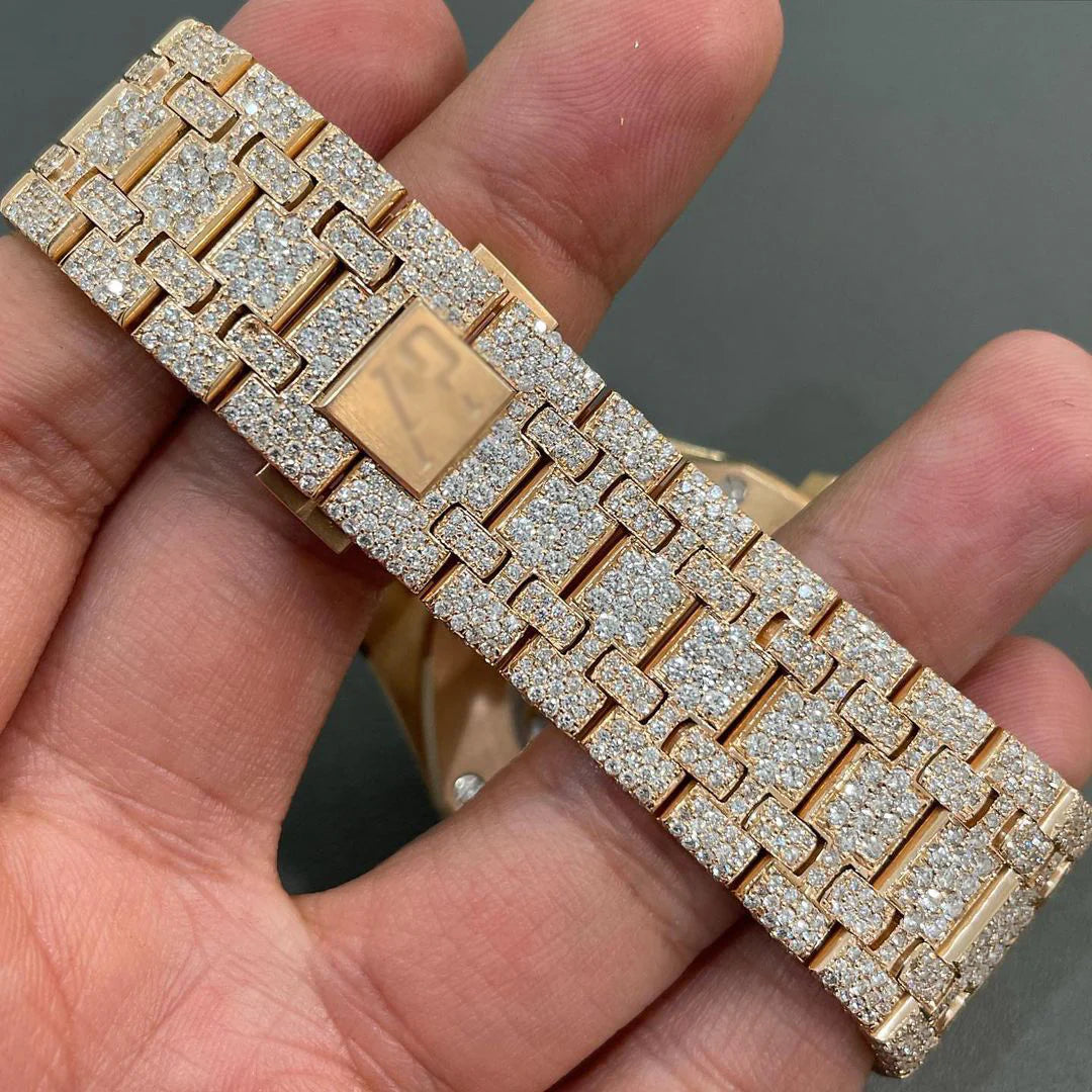 MOISSANITE AP WATCH | AUDEMARS PIGUET ROYALOAK BUSTDOWN W 124 ...