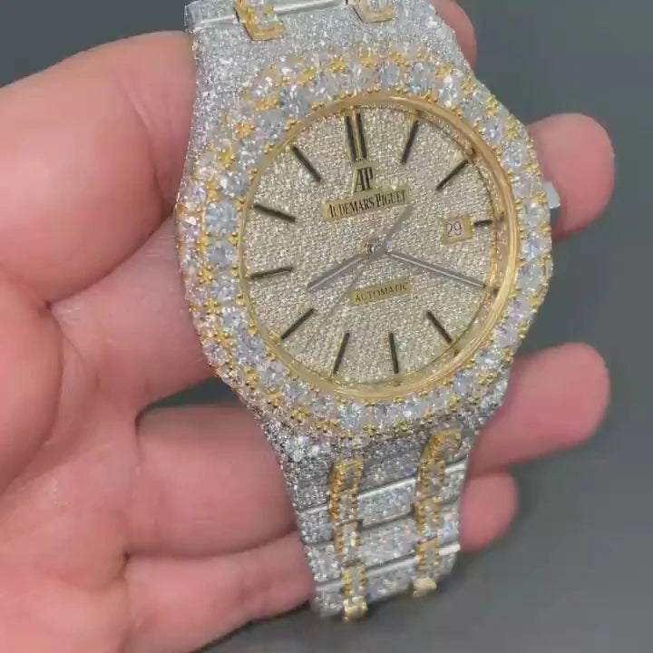 MOISSANITE AP WATCH | AUDEMARS PIGUET ROYALOAK BUSTDOWN W 125 ...